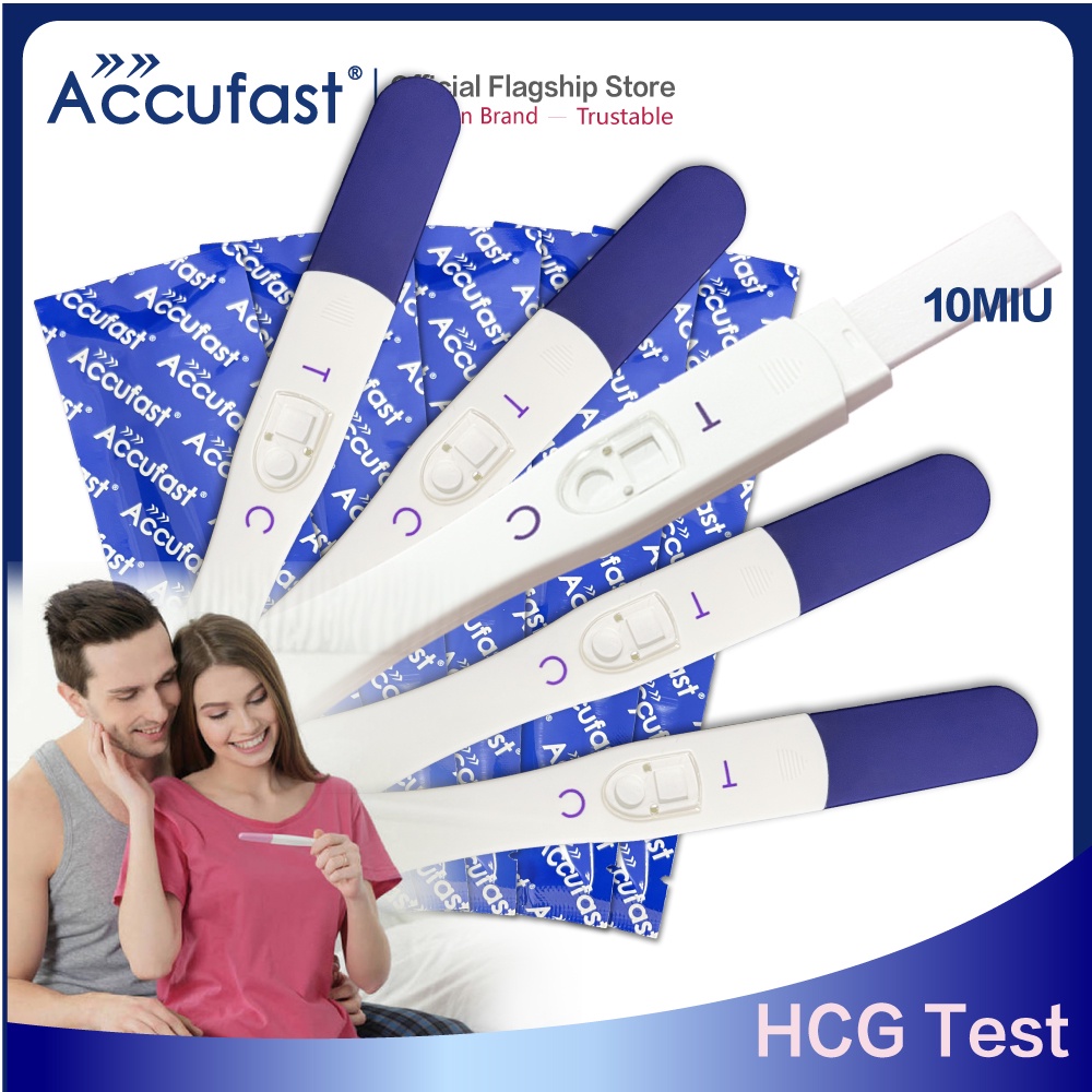 Accufast Early Pregnancy Cassette Test Strip Kit HCG Urine Test Urine ...