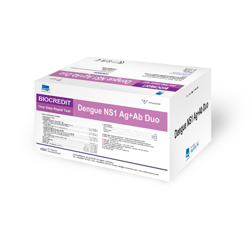 Rapidgen biocredit dengue duo test | Shopee Malaysia