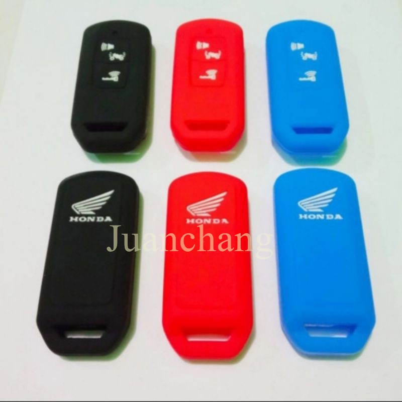 2/3Button Silicone Motor Remote Key Fob Case For Honda PCX 150 Hybrid X ...