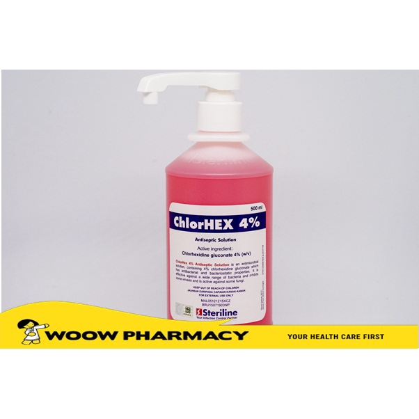 STERILINE CHLORHEX 4% 500ML | Shopee Malaysia