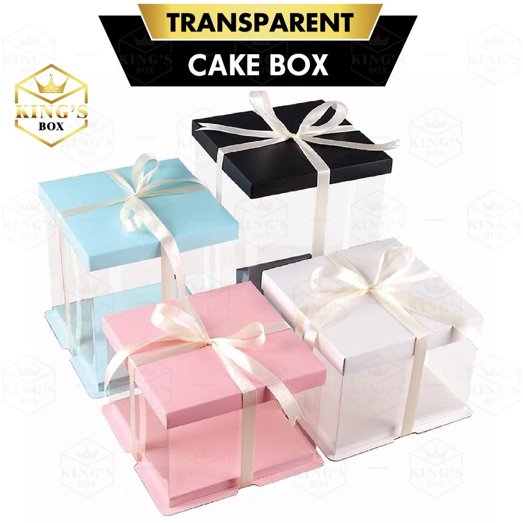 One Layer (1 Tingkat 17.5cmcm Tinggi) Cake Box | Shopee Malaysia