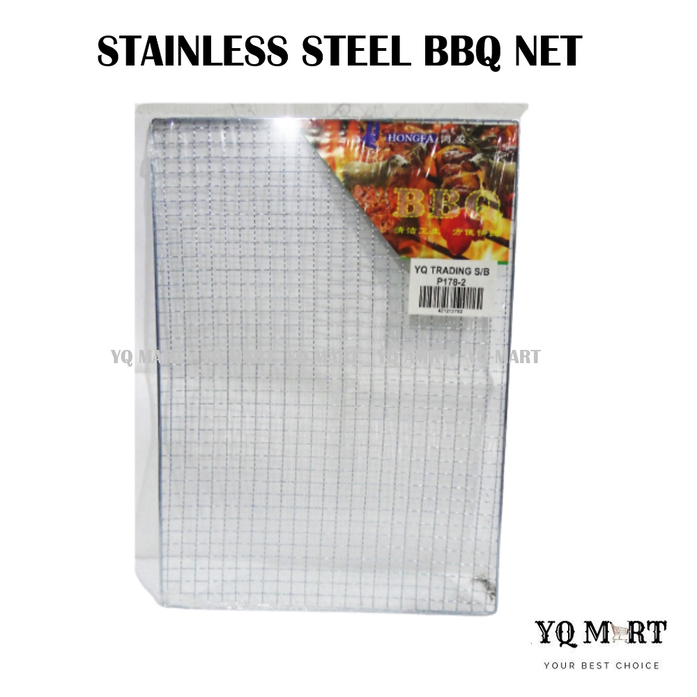 Stainless Steel Bbq Net/ Grilling Net/ Grill Mesh Net | Shopee Malaysia