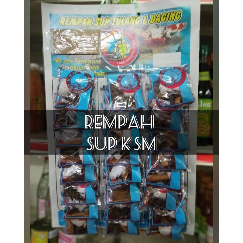 🔥 READY STOCK 🔥 Rempah Sup Tulang & Daging Cap KSM | Shopee Malaysia