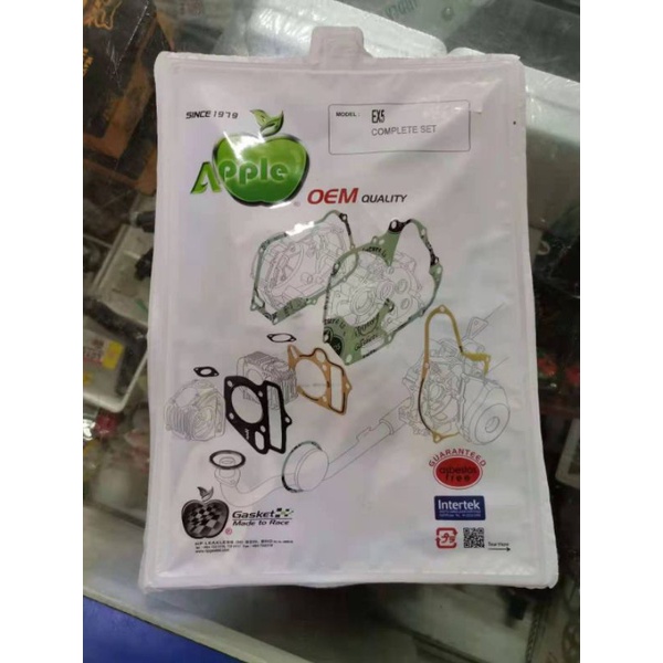💯Original Apple gasket🍎top set / Complete set A Honda Ex5 Dream Wave100 ...