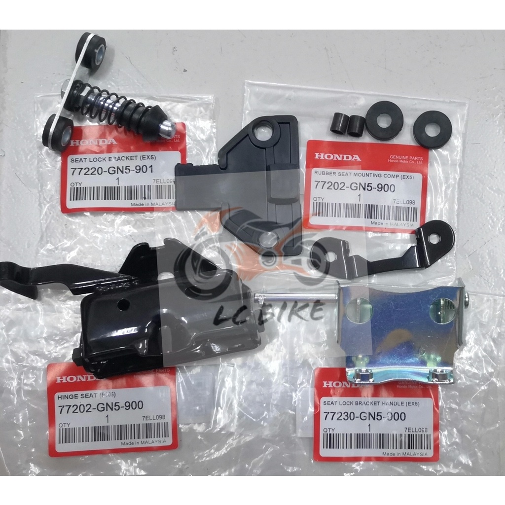 EX5 DREAM HIGH POWER SEAT LOCK BRACKET COMPLETE SET SEAT CATCH SEAT ...
