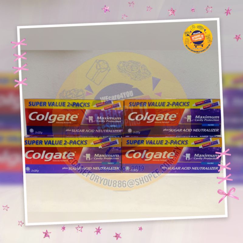 Colgate Maximum Cavity Protection Plus Sugar Acid Neutraliser - Cool ...