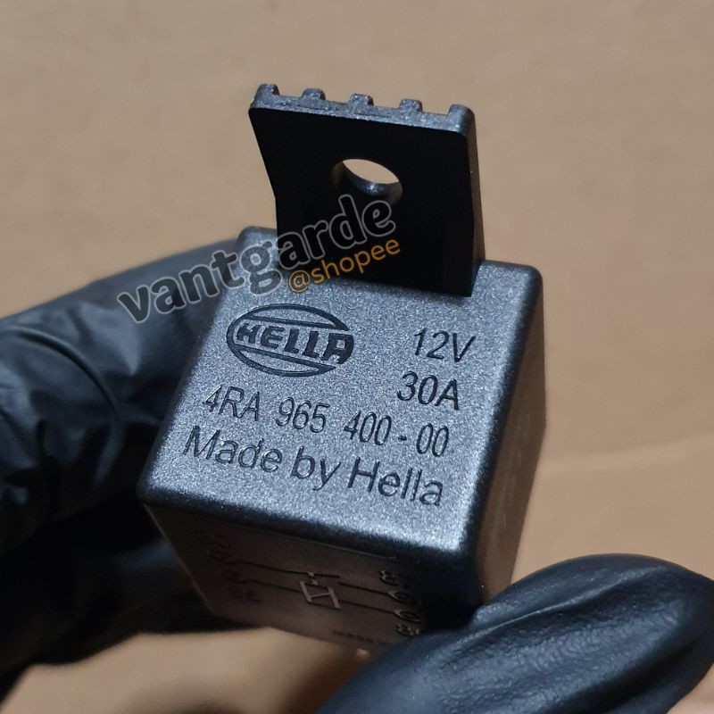 Original HELLA 4 12V 30A Relay | Shopee Malaysia