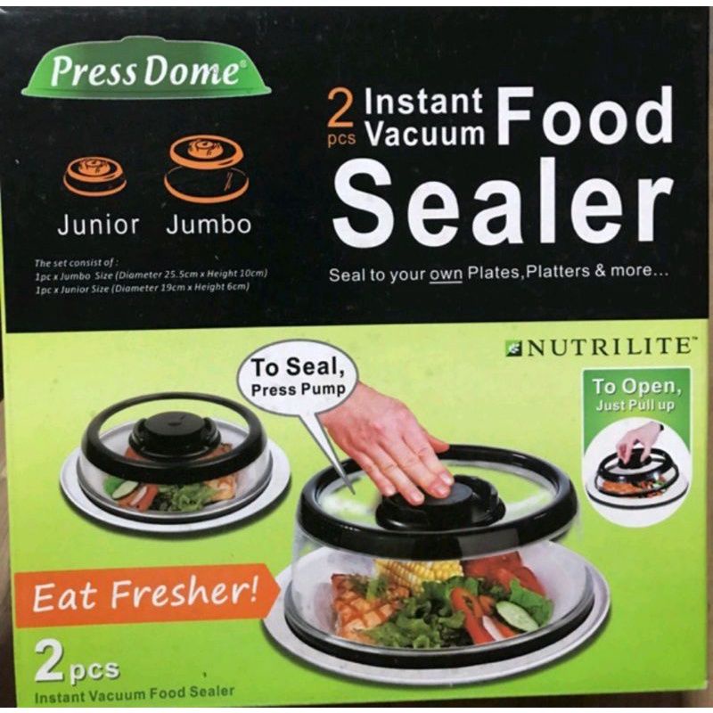 Press Dome 2 Instant Vacuum Food Sealer-Original | Shopee Malaysia