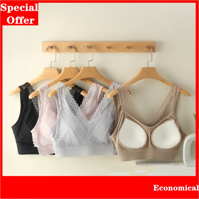 New Style Fixed Split Cup Large Size Beautiful Back Underwear Women ...