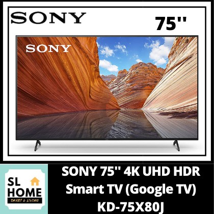 {KL & Selangor Only}SONY KD75X80J 75'' X80J 4K UHD HDR Smart TV (Google ...