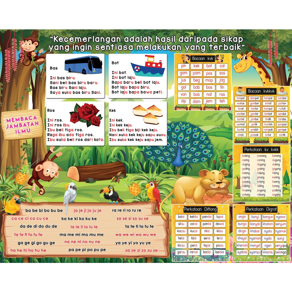 Banner untuk pemulihan, bahan bacaan, prasekolah, sekolah rendah, pusat ...