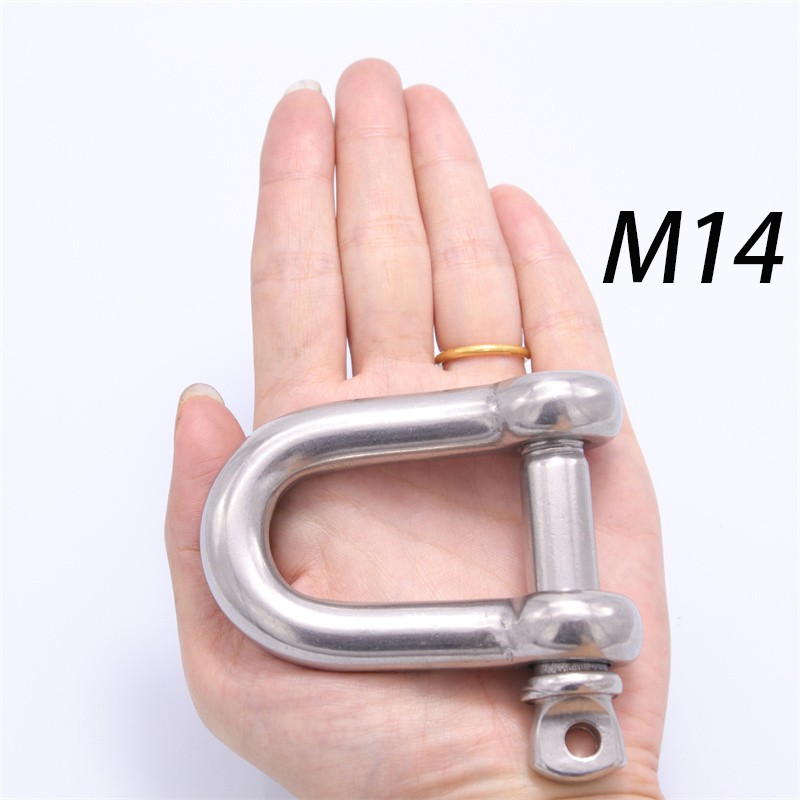 M4 M5 M6 M8 M10 M12 M14 M16 D shackle stainless steel rigging shackle ...