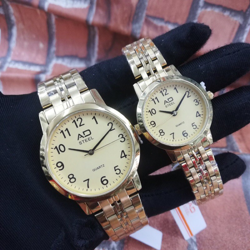ORIGINAL AD STEEL STAINLESS STEEL CHAIN ANALOGUE WATCH MODEL 8292 ...
