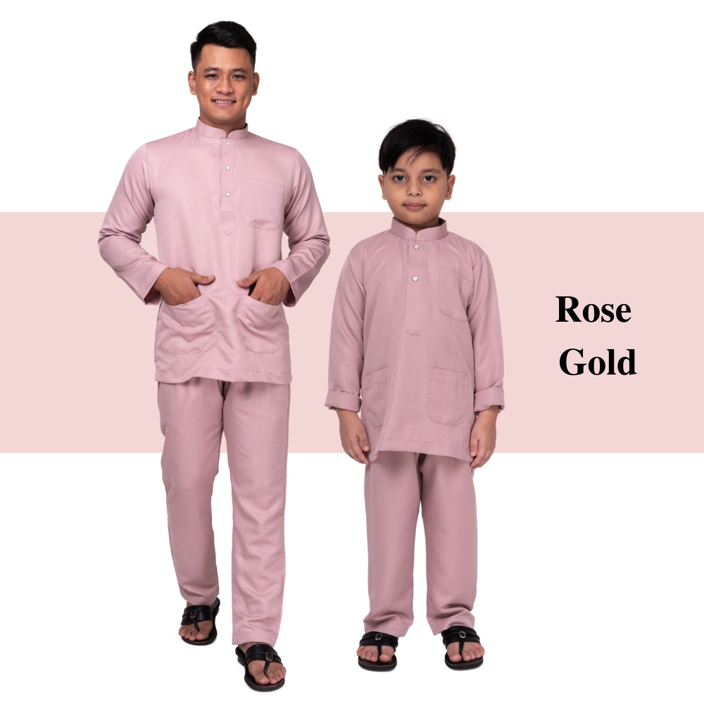 Baju Melayu Slim Fit Cekak Musang Raya Father and Son - Baju Melayu ...