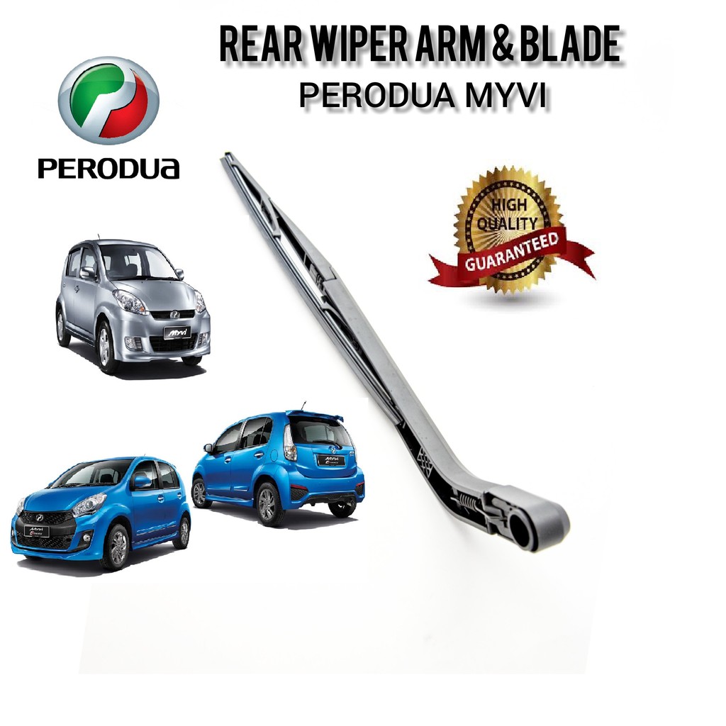 Perodua Myvi Rear Wiper Arm And Wiper Blade | Shopee Malaysia
