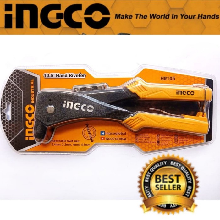 Ingco 10.5" Hand Riveter heavy duty rivet Pliers | Shopee Malaysia