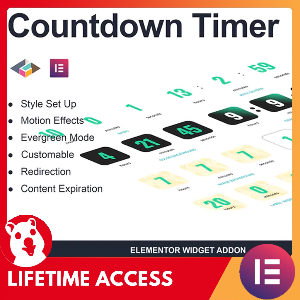 Countdown Timer Elementor Page Builder Addon Plugin | Shopee Malaysia
