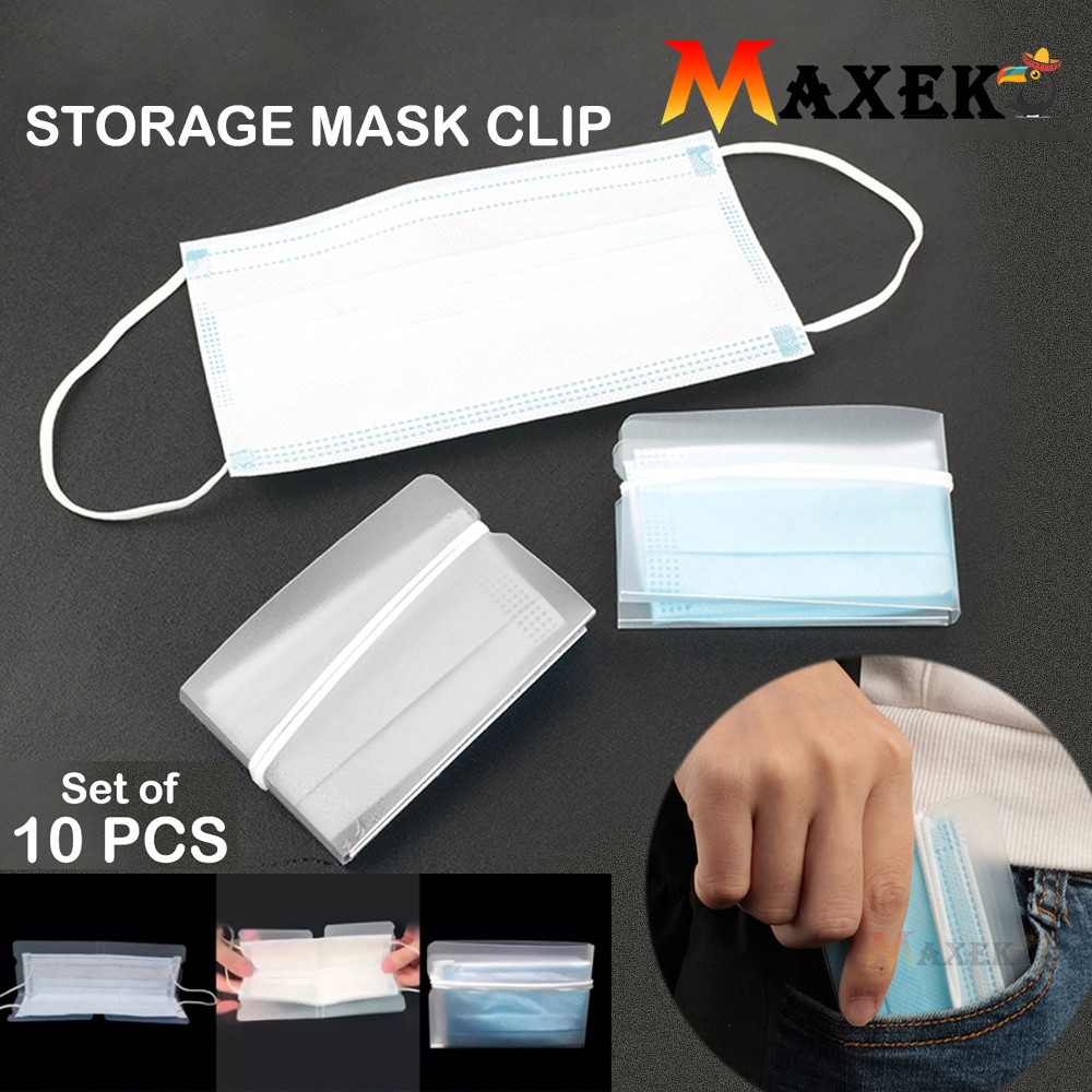 MAXEKO 🕊 (Set Himpunan 10) Topeng Muka Beg Simpanan Klip Penyimpanan ...