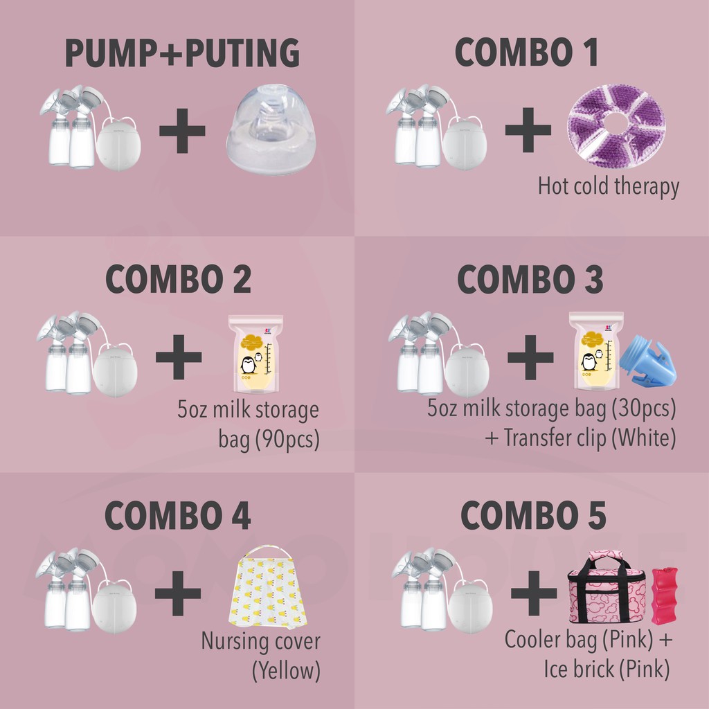 Breast Pump Double Electric / Pam Susu Elektrik | Shopee Malaysia