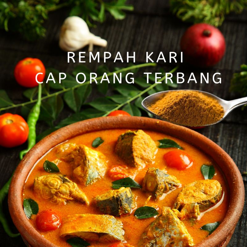 Serbuk Kari Cap Orang Terbang 20gram | Shopee Malaysia