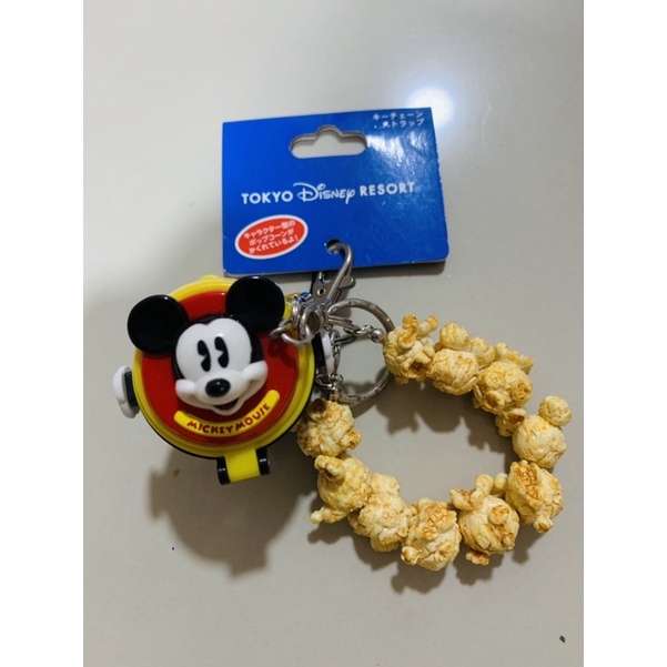 Disney Keychain Popcorn Bucket Mickey Mouse Tokyo Disney Resort Japan ...