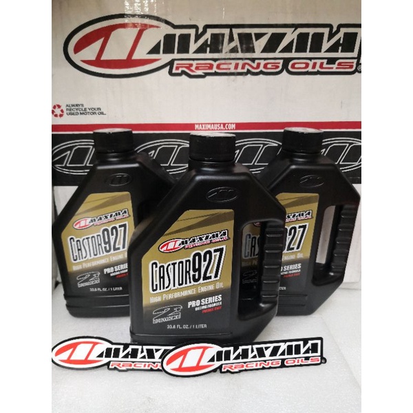 MAXIMA CASTOR 927 2T PRO SERIES 1L (PREMIX ONLY) | Shopee Malaysia
