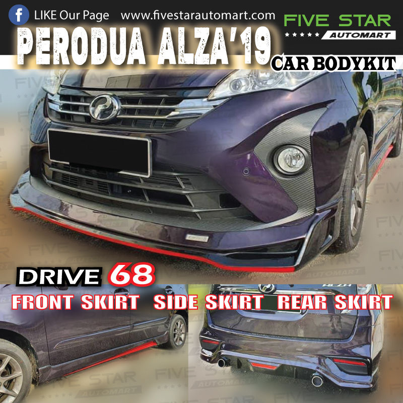 Perodua Alza 2019 Facelift Drive 68 Full Set Bodykit | Shopee Malaysia