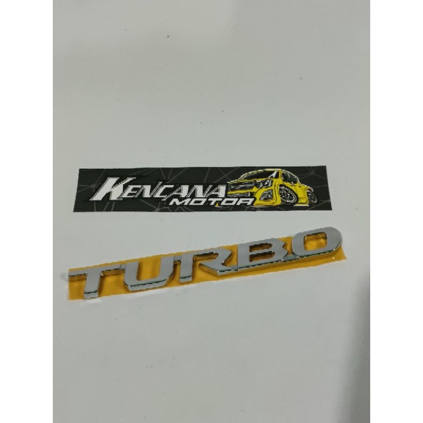 Original TURBO Writing Emblem | Shopee Malaysia