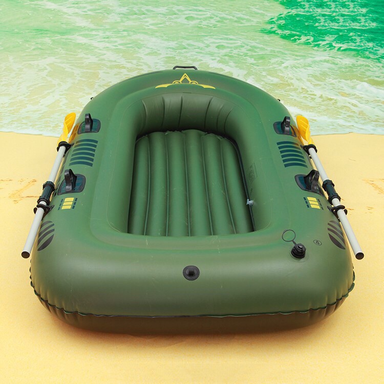 Ready Stock Portable Inflatable Boat Double Thicken Water Sport Boat 2 ...