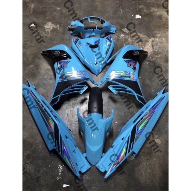 HLD Cover Set Custom LC135 V4/V5/V6/V7 Light Blue/Sky Blue Chrome ...