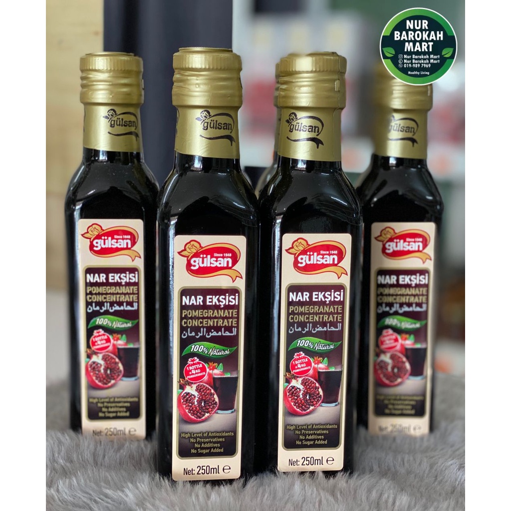 Gulsan Pomegranate Concentrate, Pati Delima Asli Gulsan | Shopee Malaysia