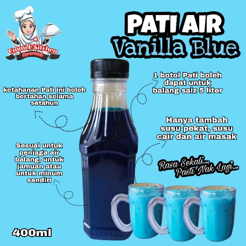 PATI AIR VANILLA BLUE | Shopee Malaysia