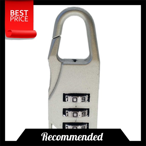 BEST SELLER 3 Dial Digit Number Code Password Combination Padlock ...