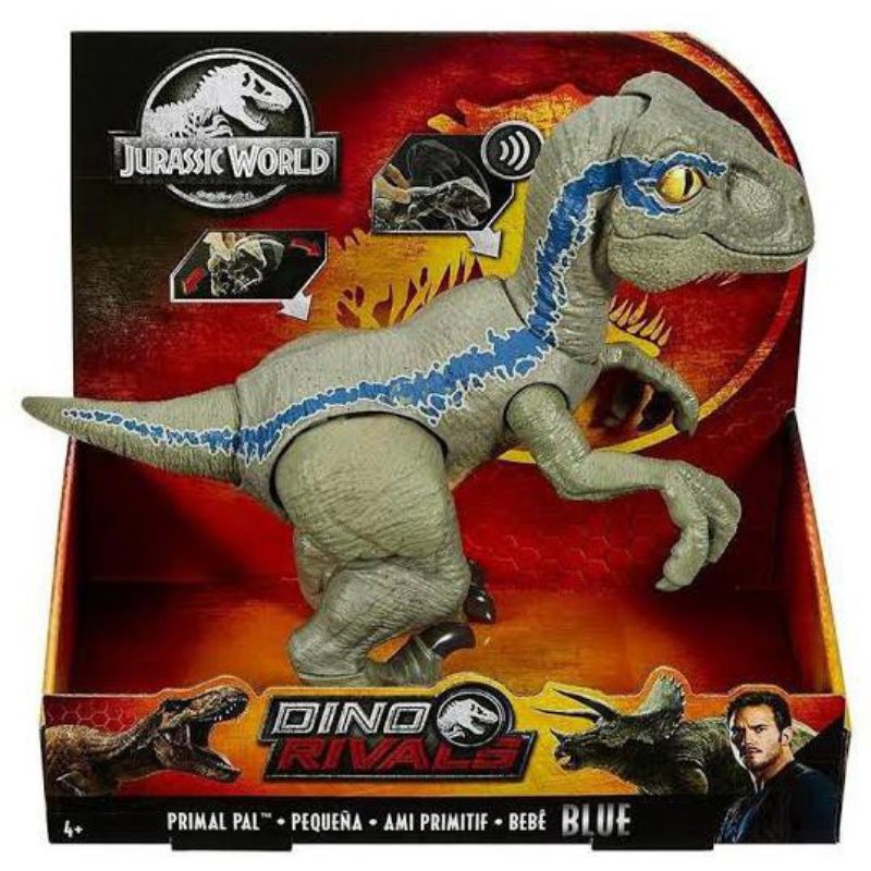 🔥Jurassic World🔥Dino Rivals Raptor Blue Mattel | Shopee Malaysia