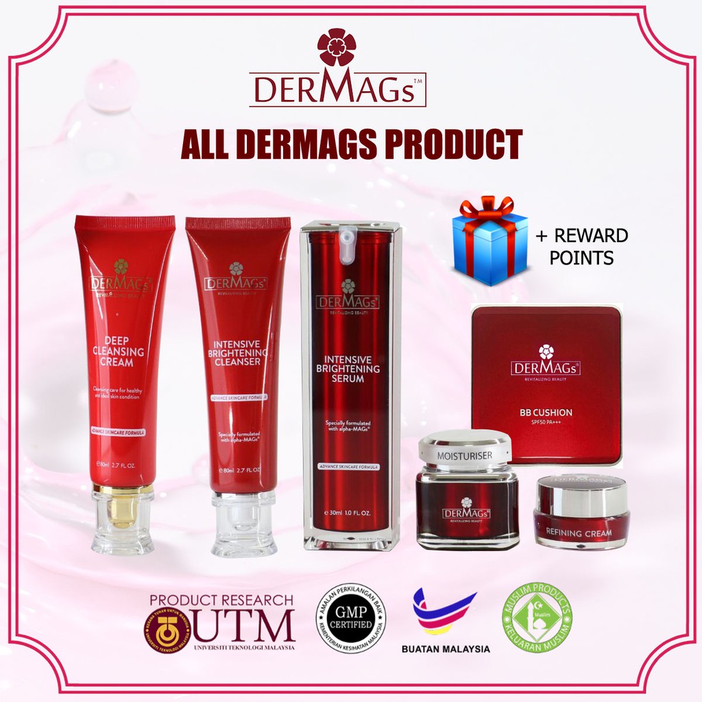 DerMAGs Skincare New Packaging Complete Set + 5% Reward Point . READY ...