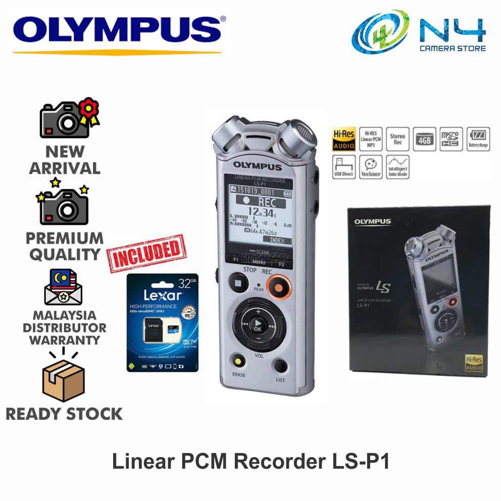 Olympus Linear PCM Recorder / Voice Recorder LS-P1 (Original Olympus ...