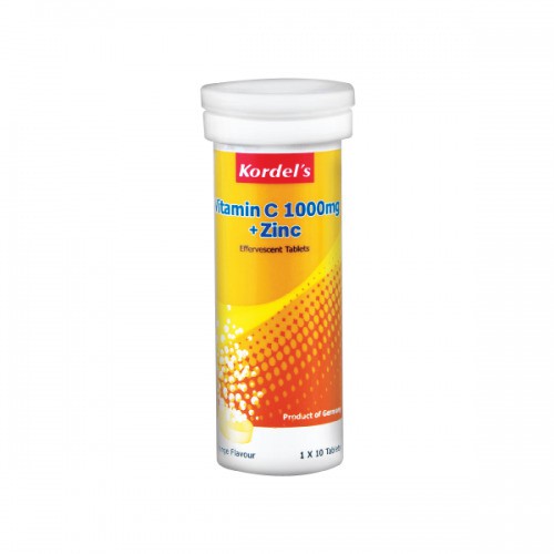 Kordel's Vitamin C + Zinc Orange Flavor Effervescent Tablets | Shopee ...