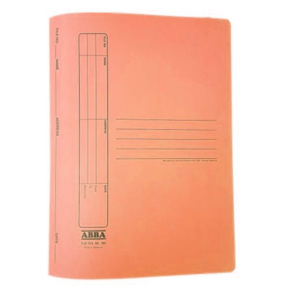 ABBA MANILA FLAT FILE 350 ORANGE | Shopee Malaysia