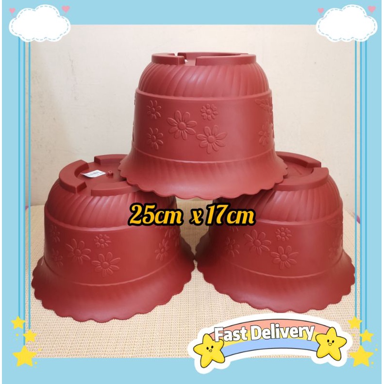 🔥Hot Item 🔥Pasu Bunga Plastik Viral Besar dan Murah | Shopee Malaysia