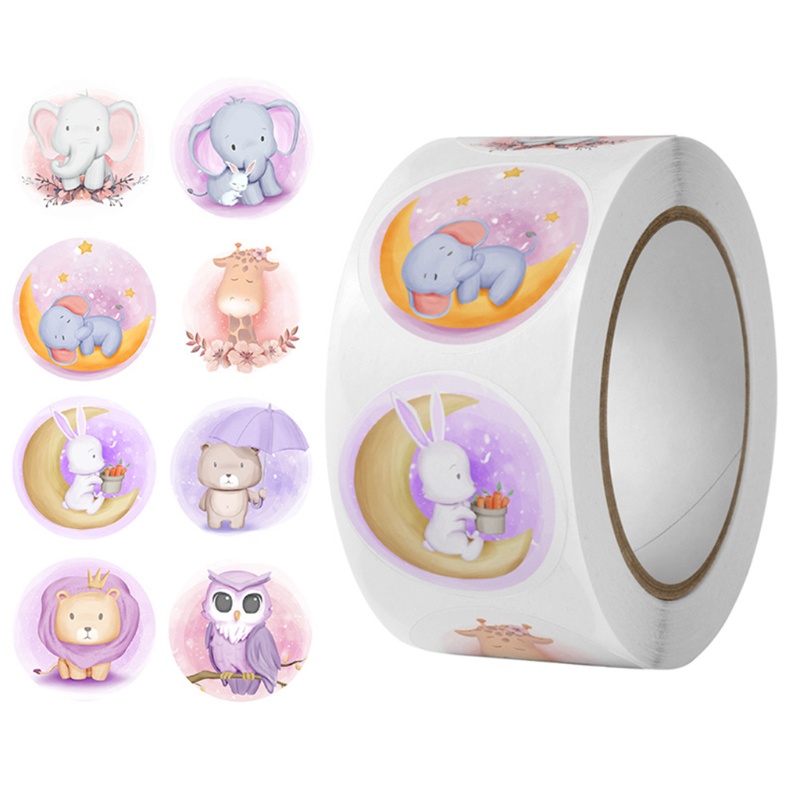 Stat Cute Character Name Label Sticker Decals for Children to DIY ...