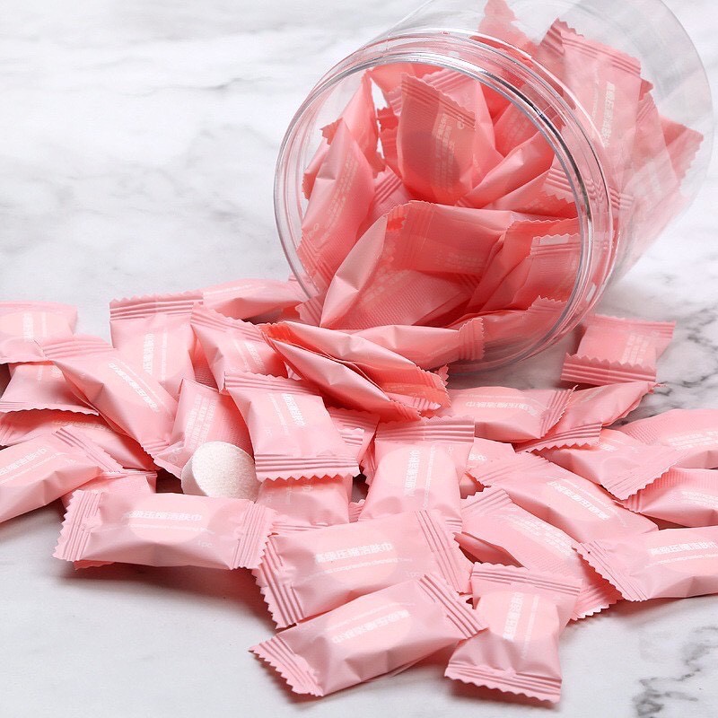 Disposable Compressed Mask Paper Compression Wrap Mask Paper Cotton ...