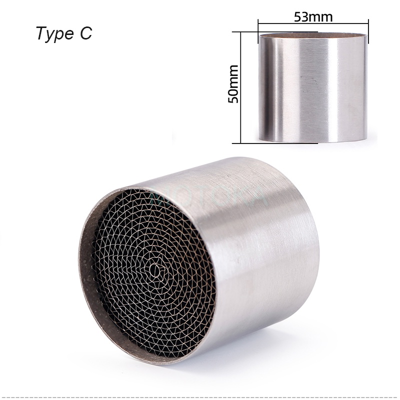 Modified Diameter 48mm 50mm 53mm Exhaust Mufffler Pipe Catalyst Noise ...