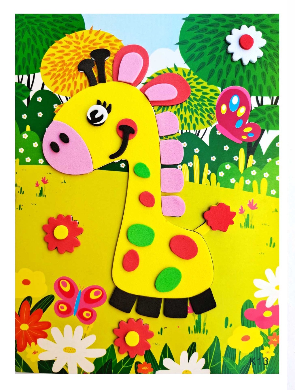 Sticker Eva DIY Art Craft Kids Craft DIY Kids Craft Sticker Eva Art ...