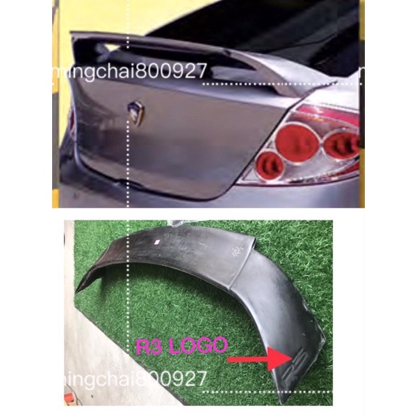 SP67 PROTON GEN2 SPOILER R3 FIBRE NO PAINT | Shopee Malaysia