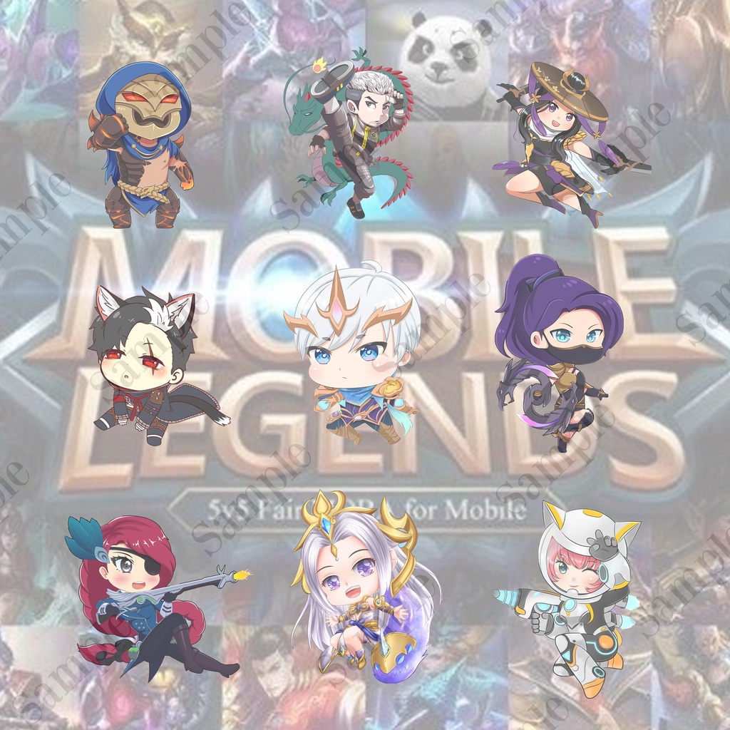 GANTUNGAN Mobile Legends Keychain - Key Chain - Hp strap - Pinch strap ...