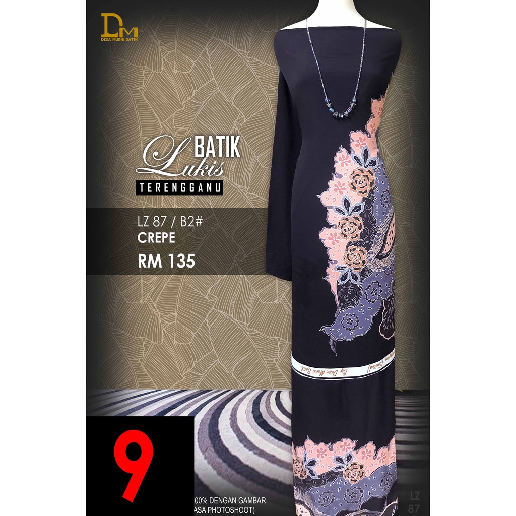 🔥🔥 KAIN PASANG BATIK LUKIS TERENGGANU LZ 87 🔥🔥 | Shopee Malaysia