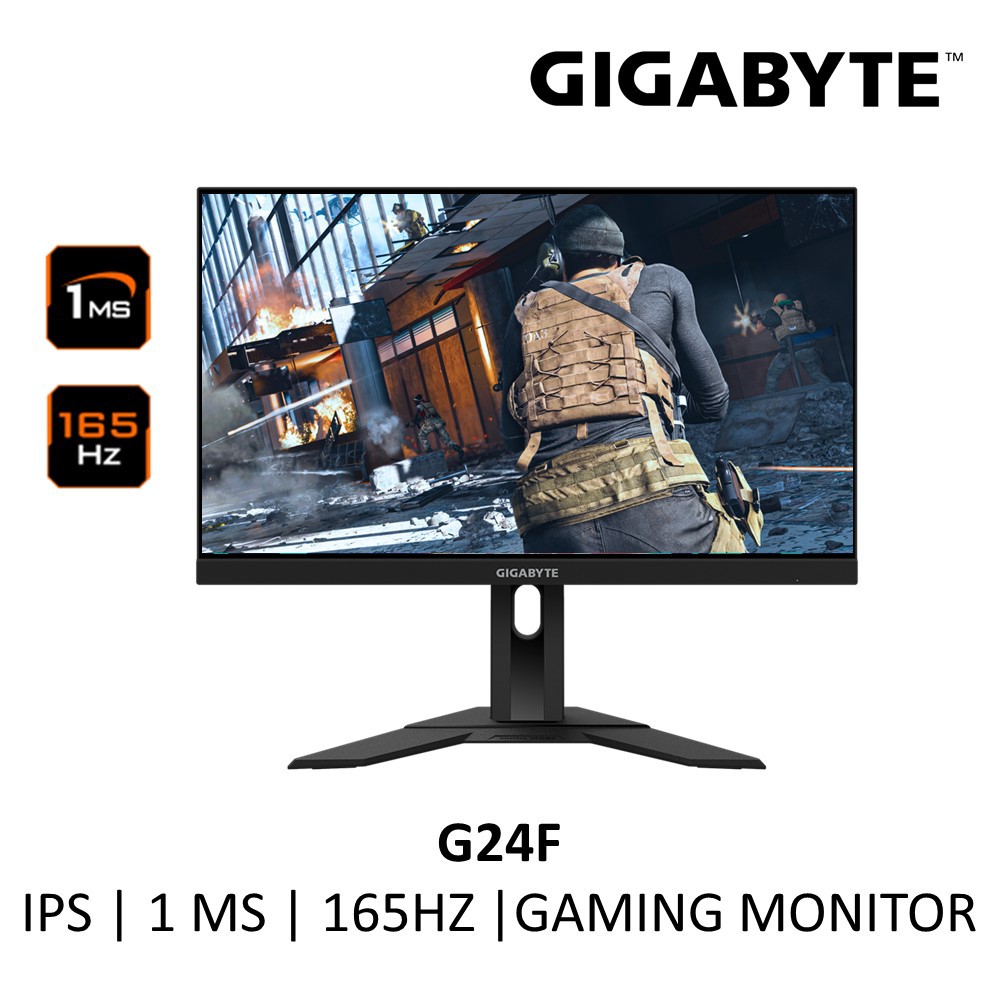 GIGABYTE G24F2 23.8" SUPER SLIM IPS 1MS 165HZ AMD FREESYNC GAMING ...