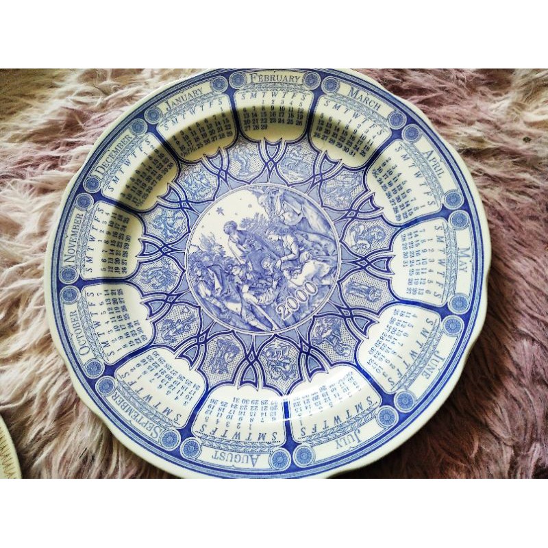 🇬🇧ENGLAND SPODE BLUE-ROOM 2K CALENDAR PLATE🇬🇧 | Shopee Malaysia