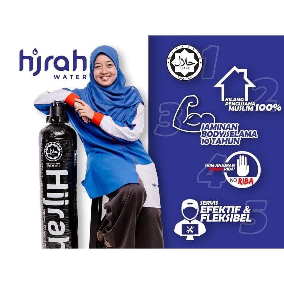 #HijrahHalal #BMF Penapis Air Luar Dalam Halal Hijrah Water - 7 LAYERS ...