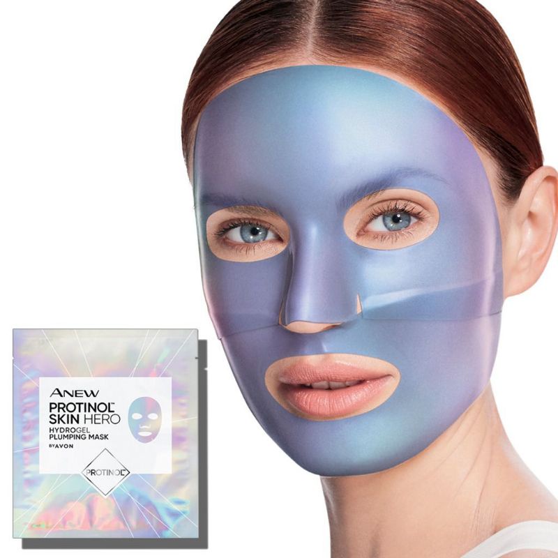 AVON ANEW PROTINOL SKIN HERO HYDROGEL PLUMPING MASK | Shopee Malaysia